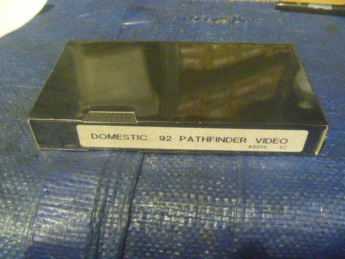 New Domestic VHS Video Cassette Tape Fits 1992 92 Pathfinder | eBay