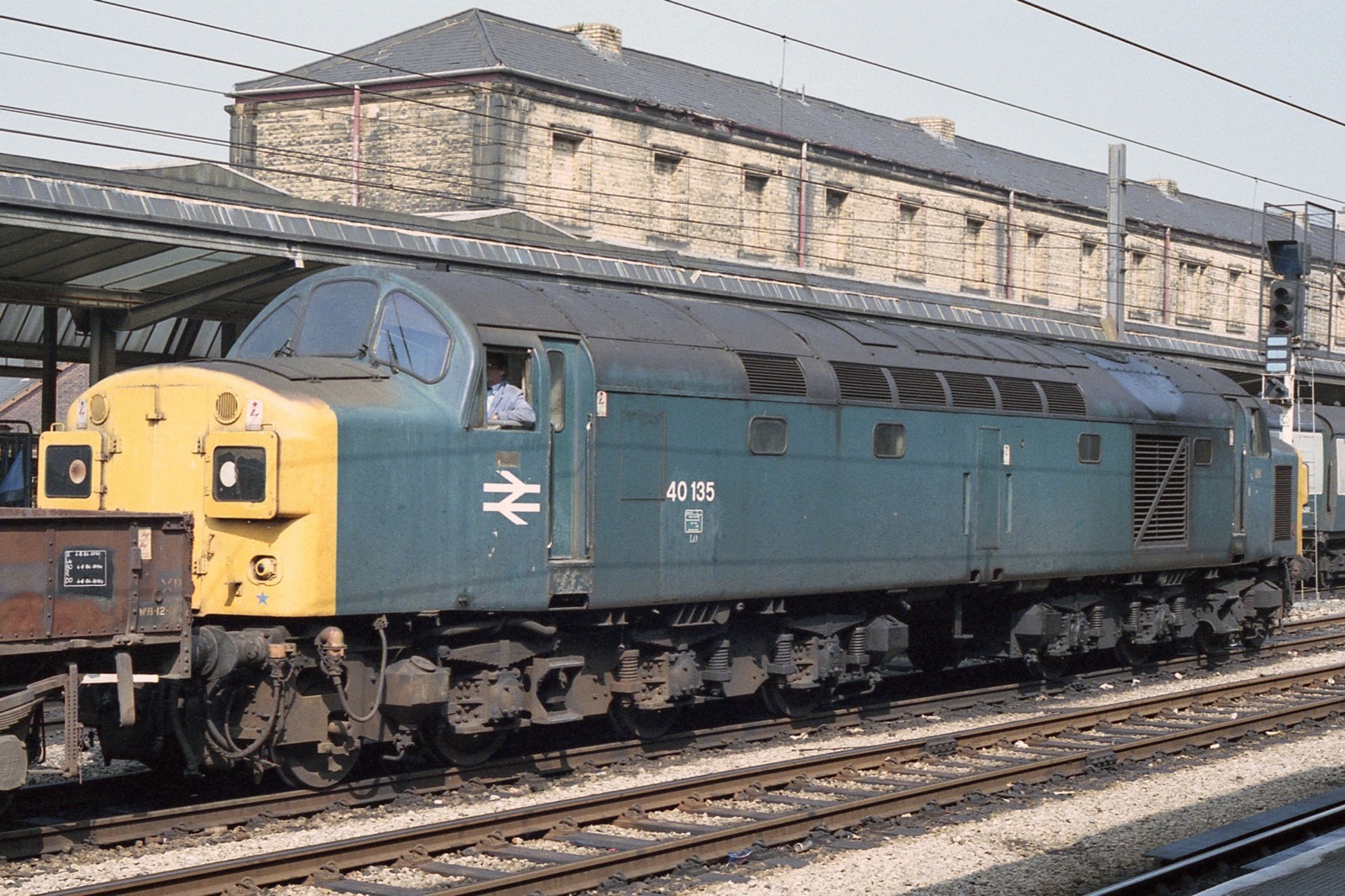 British Rail Class 40135 Preston 13/08/84 Rail Photo | eBay UK