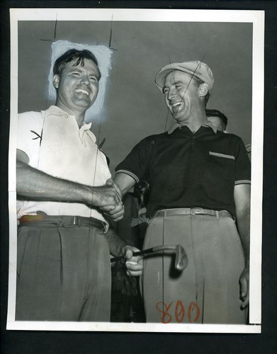 Chick Harbert & Henry Ransom 1950 Tam O' Shanter Golf Type 1 Press ...