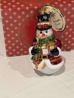 Christopher Radko - Holiday Splendor Snowman Limited Edition* Snowman ...