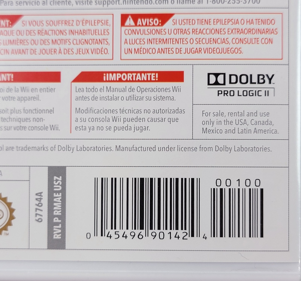 Mario Power Tennis Nintendo Wii Complete In Box With Manual *Great ...