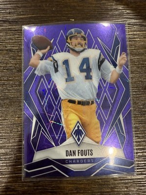 2025 Panini Phoenix Dan Fouts Chargers #18 Serial Numbered /99 Football ...