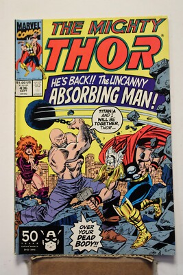 THOR #436 (1991) Titania, Hercules, Tom DeFalco, Ron Frenz, Marvel ...
