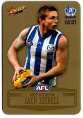 2012 Select Champions Gold Parallel - Jack Ziebell GC137 North ...