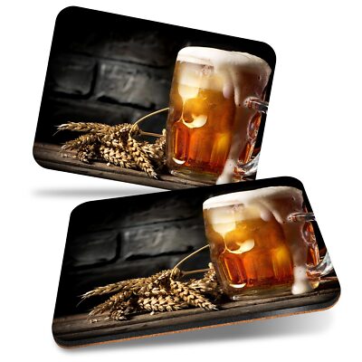 2x MDF Cork Placemat 29x21.5cm Beer Pint Brewery Pub Drink #24545 | eBay