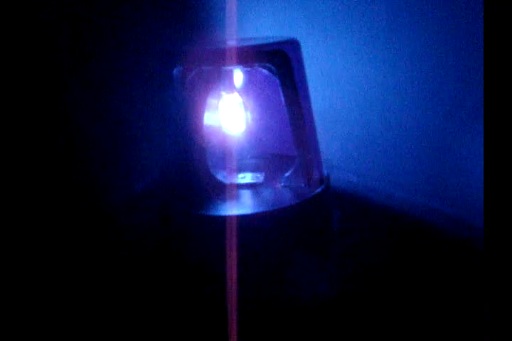 Blue 7" Lighted Beacon Party Light Rotating Spinning Flashing Lamp DJ ...