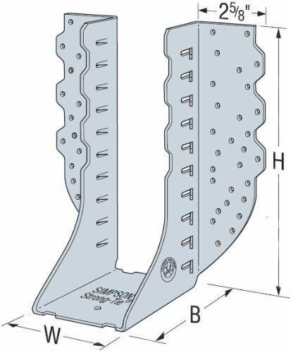 Simpson Strong-Tie HGUS412 Face Mount Hanger 12 Pk | eBay