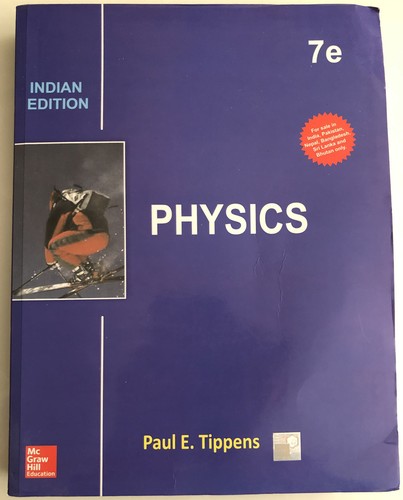 Physics By Paul E. Tippens 7th Edition IN ENGLISH. FOLLOWS ENGLISH ...