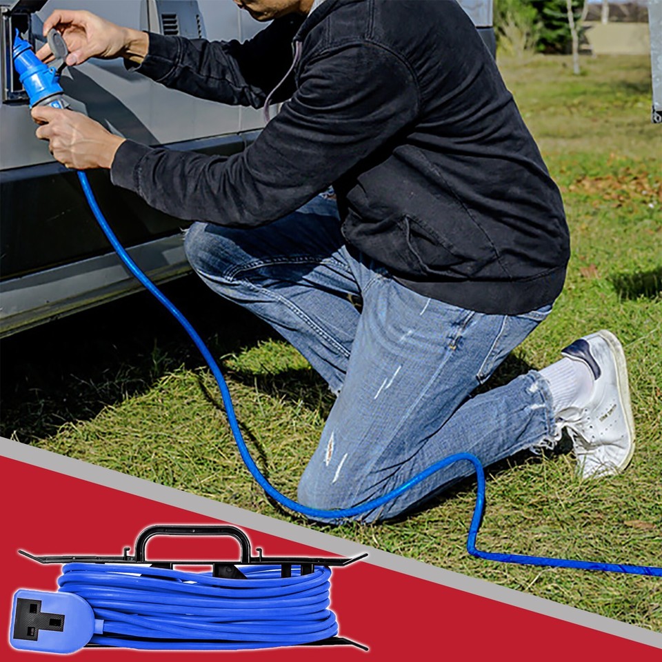 Caravan Cable Tidy Frame H Bracket Motorhome Extension Power Lead Wire ...