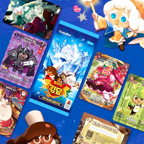 Cookie Run Kingdom Trading Cards Vol.1 2 3 4 Mystery Card Photocard CRK ...