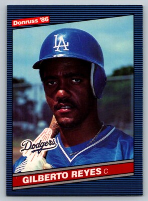 1986 DONRUSS GILBERTO REYES RC LOS ANGELES DODGERS #581 | eBay