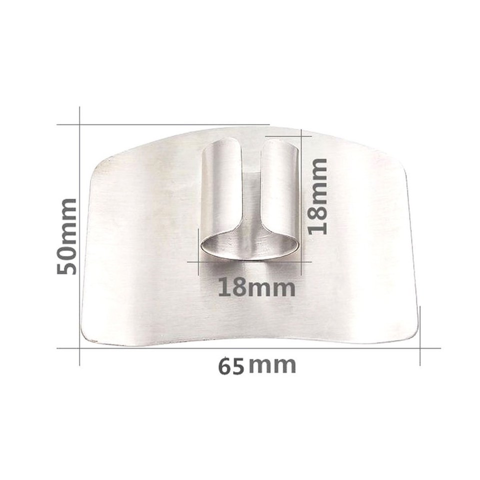 Stainless Steel Kitchen Finger Hand Protector Guard Chop Slice Shield ...