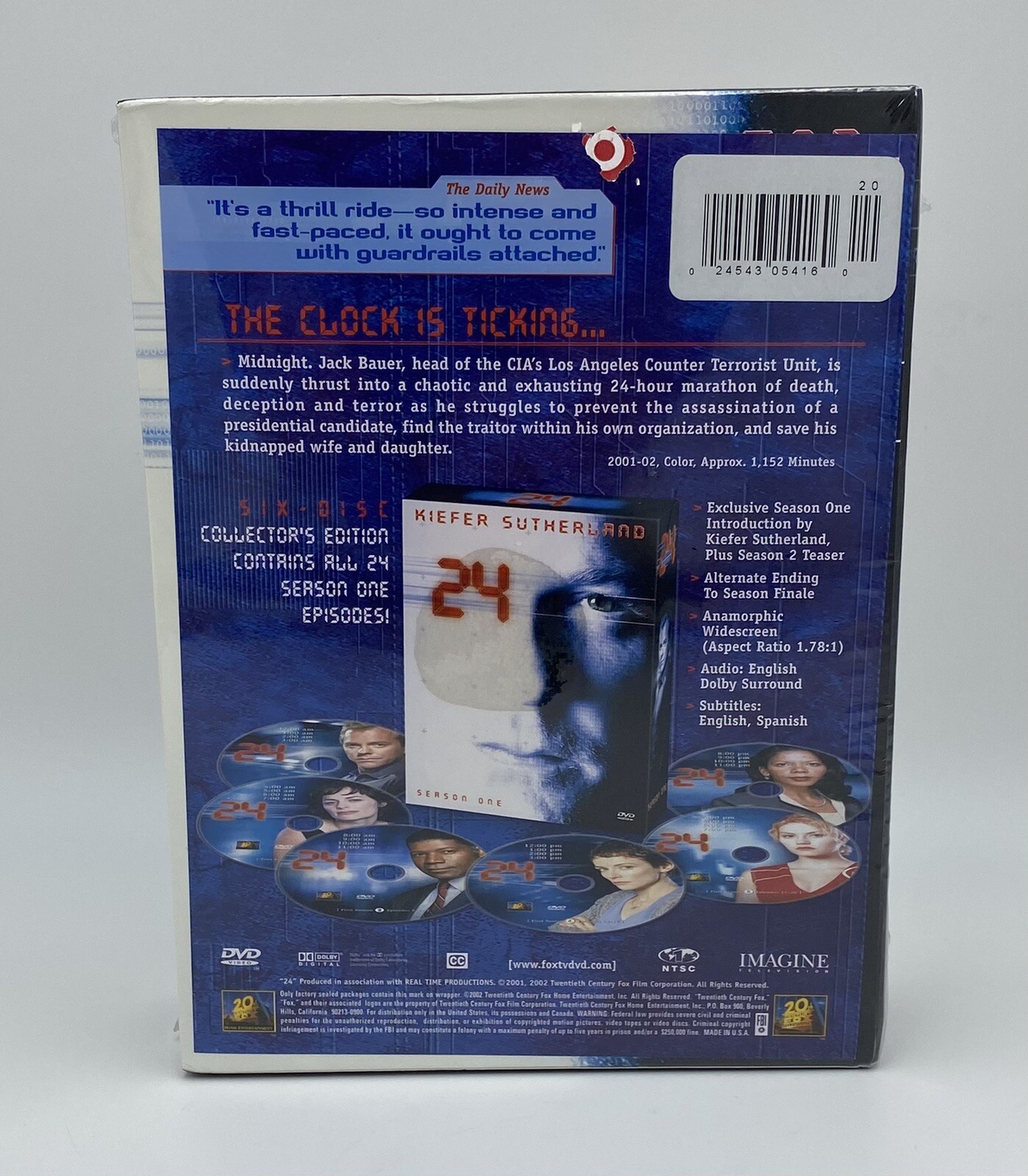 24: Season 1 (DVD, 2002) 24543054160| eBay