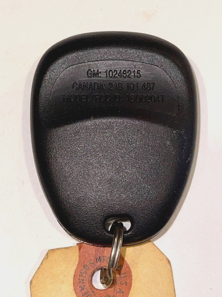 GENUINE GM KEYLESS ENTRY 4-BUTTON REMOTE OEM 10246215 REGAL CENTURY ...