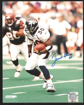 TERRELL DAVIS Signed Autographed 8x10 Photo ~ Broncos | eBay