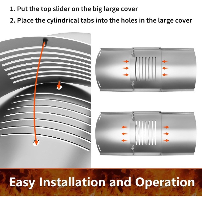 Kit for Pit Boss PB820 PB850 Series Pellet Grills Adjustable Flame ...