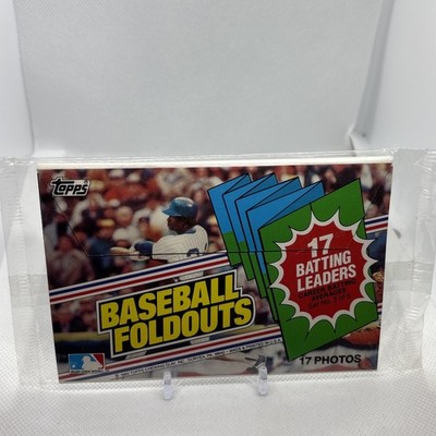 1983 Topps Baseball Foldouts 17 Batting Leaders #3 of 5 Factory Sealed ...