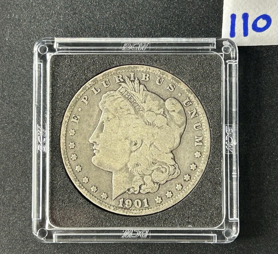 1901 Morgan Silver Dollar $1 Circulated 90% Silver Coins (order 110) | eBay