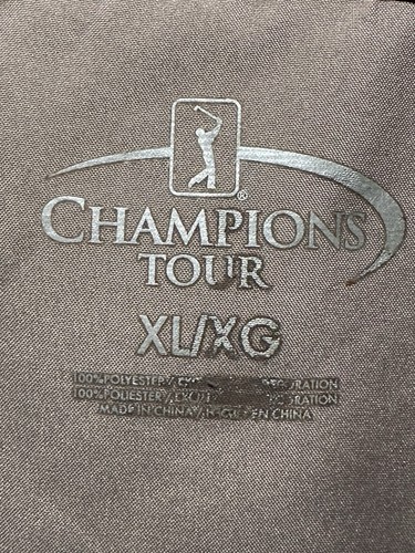 PGA Champions Tour Men's XL Tan Golf Full Zip Jacket | eBay