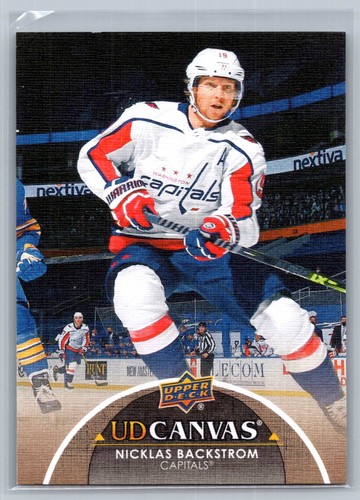 Nicklas Backstrom C204 2021-22 Upper Deck UD Canvas Washington Capitals ...