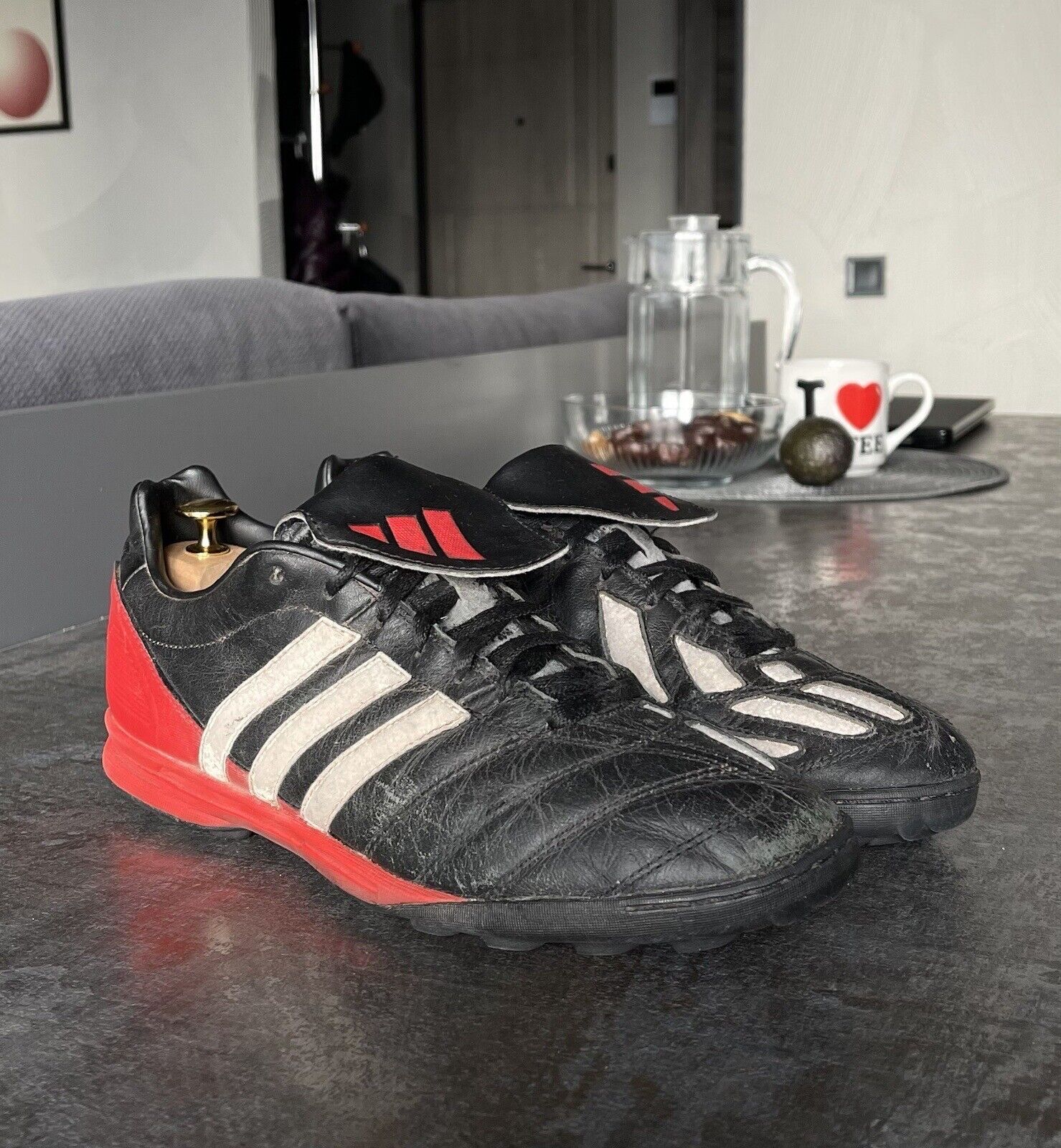 2002 Vintage Adidas Predator Mania Football Boots Soc… - Gem