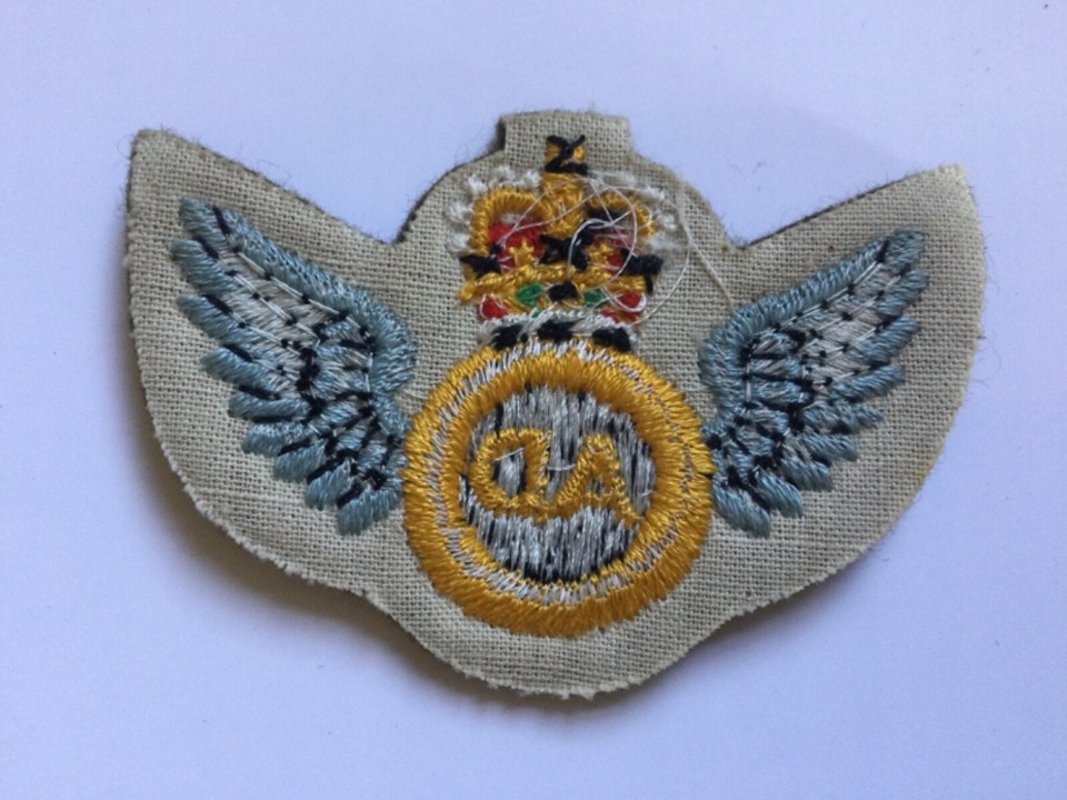Military Cloth Embroidered Badge Air Despatch Wings VGC | eBay UK