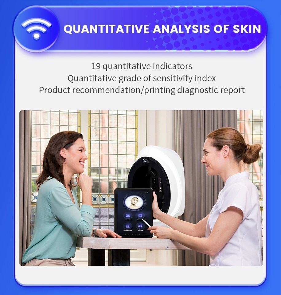 New 3D Skin Scanner Facial Analyzer Intelligent Analysis System Machine ...