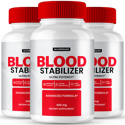 (3 Pack) Blood Stabilizer Capsules - Advanced Blood Health Support ...