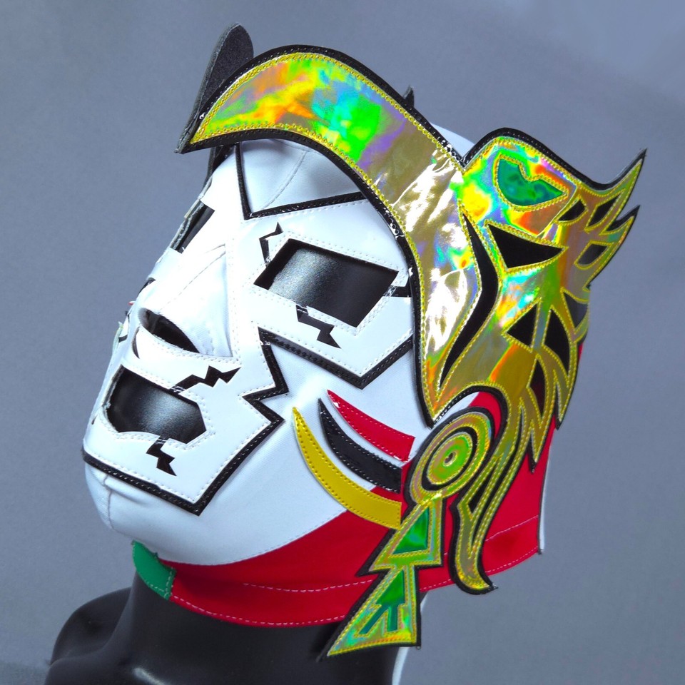 AZTEK MASK WRESTLING MASK LUCHADOR WRESTLER MASK LUCHA LIBRE MEXICANA ...