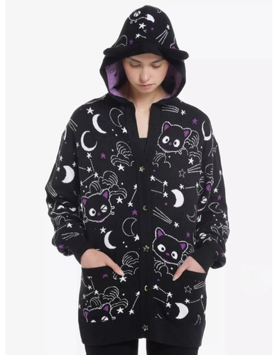 Sanrio Chococat Licensed Cardigan Hoodie Sweater Size XL Hello Kitty | eBay