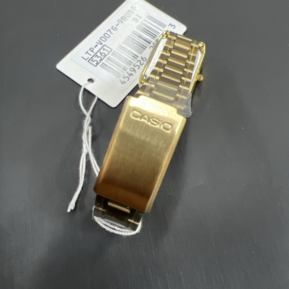 Casio Women's LTP-V007 Waterproof Stainless Steel/Leather Watch | eBay