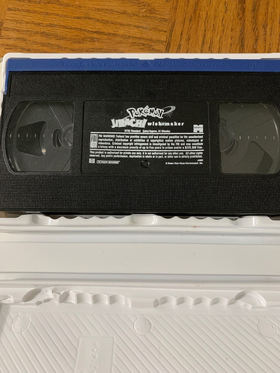 Pokemon Jirachi Wens Maker Vhs Pokemon DVD Jirachi Wish Maker