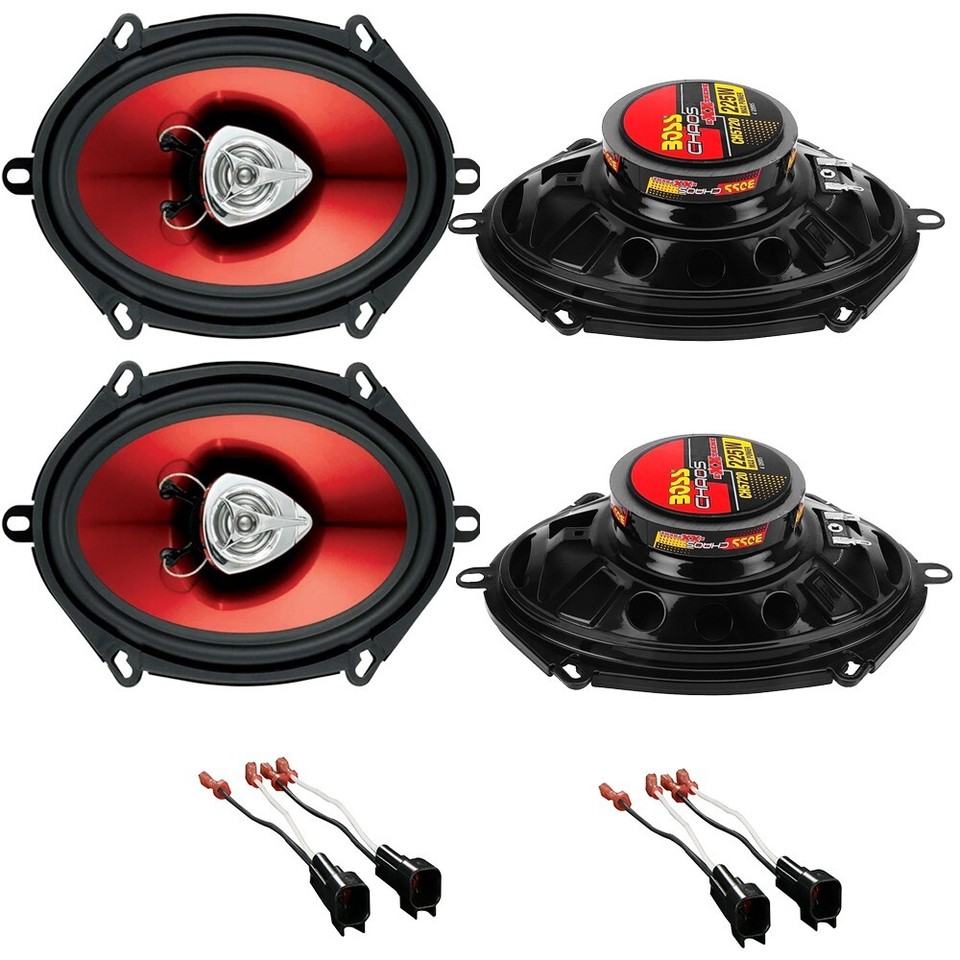 Boss Audio 225Watt 5" x 7 (6"x8") Front/Rear speakers for 1999-2014 ...