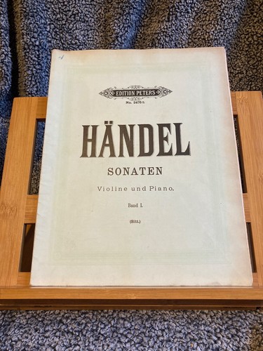 Handel / Haendel Sonates violon piano n°1 à 3 Sitt partition éd. Peters ...