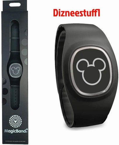 Disney Parks MagicBand+ SOLID BLACK Mickey Mouse Magic Band Plus ...