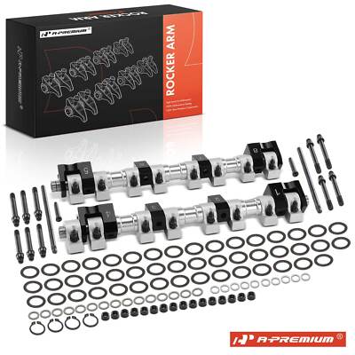 A-Premium 2024 Aluminum Shaft Mount Rocker Arms for Ford FE 352-428 1. ...