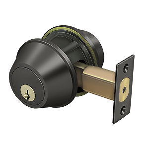 2-1/2" Diameter Pro Series Grade 2 Commercial Deadbolt Double Cylinder ...