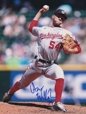 AMOS WILLINGHAM WASHINGTON NATIONALS ACTION SIGNED 8x10 | eBay