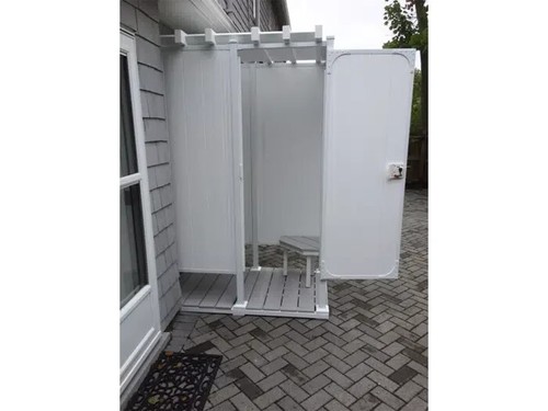 Outdoor Shower Enclosure - Todd Pod - Easy Install, Durable, Outdoor ...