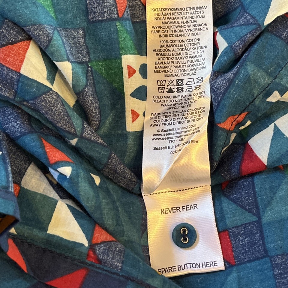 Seasalt.”VIEW POINT PYJAMAS” SET.Geometric Colours.UK 22.Organic Cotton ...