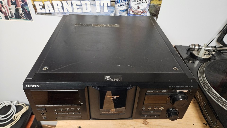 Sony CDP-CX400 400 Disc CD Changer Parts Only | eBay