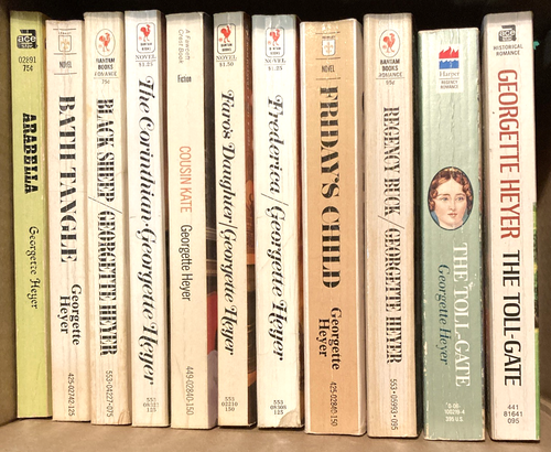 Georgette Heyer Lot of 11 Paperback Books #1 Two Different Copies of ...