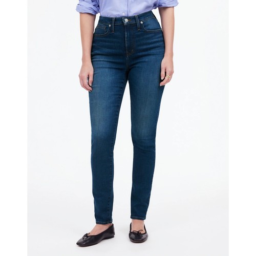 NWT Madewell Curvy 10" High-Rise Skinny Jeans In Alabara Blue Wash Size ...