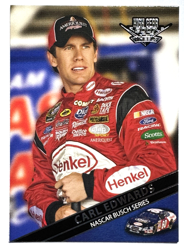 HOF'er CARL EDWARDS 2007 Wheels High Gear NASCAR Racing Card #33 | eBay