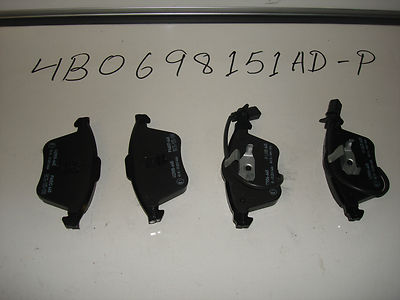 AUDI A6 FRONT PADS 1LGBRAKE SYSTEM FOR 320X30MM DISCS 2002 TO 2005 ...