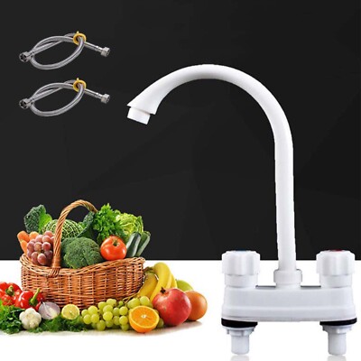 Kitchen Faucet Plastic Water Tap Hot and Cold Water Faucet Basin Sink ...