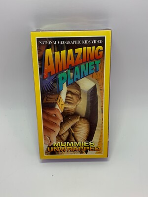 Amazing Planet Mummies watermark VHS Movie VCR Video Tape New SEALED ...