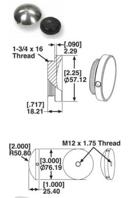 SPC Delrin Cup Foot and Carbon Steel Target part 25601 | eBay