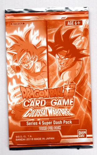 Dragon Ball Z Colossal Warfare Series 4 Super Dash Pack x4 Packs | eBay