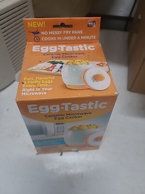 Egg-Tastic Ceramic Microwave Egg Cooker & Poacher . Brand New BNIB | eBay